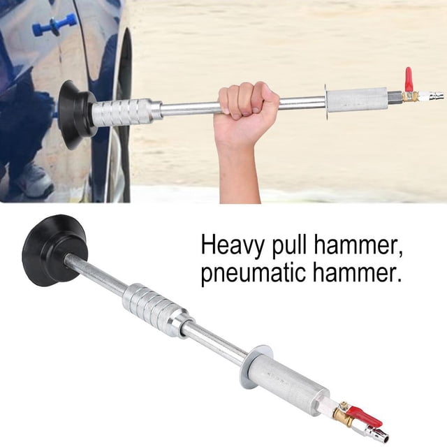 SPRING PARK Heavy Pneumatic Suction Cup Metal Pull Hammer Car Body Dent ...
