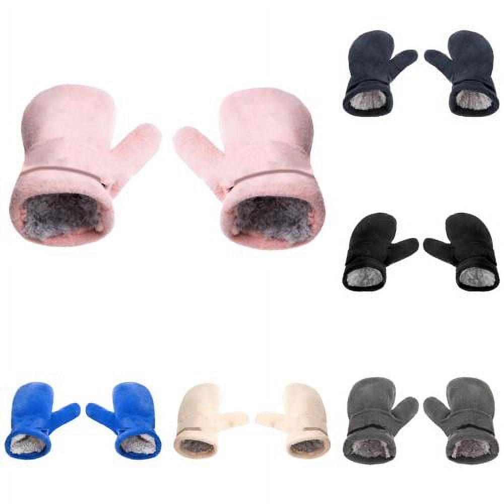 SPRING PARK Infant Gloves Fastener Tape Stretch Full Finger Adjustable ...