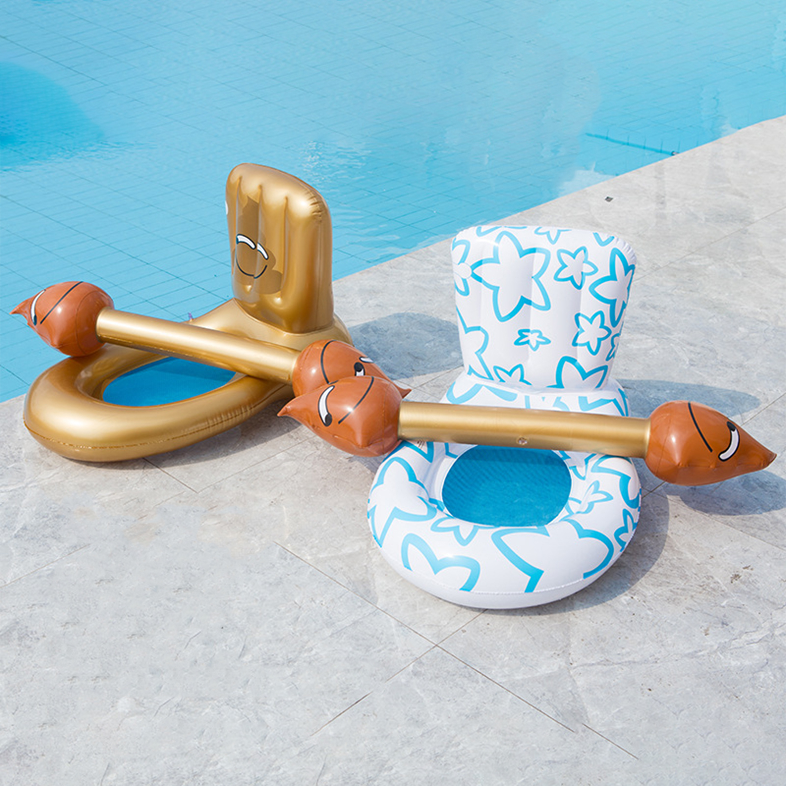 SPRING PARK Environment Friendly Adult Inflatable Pool Toy, Pvc, Toilet ...