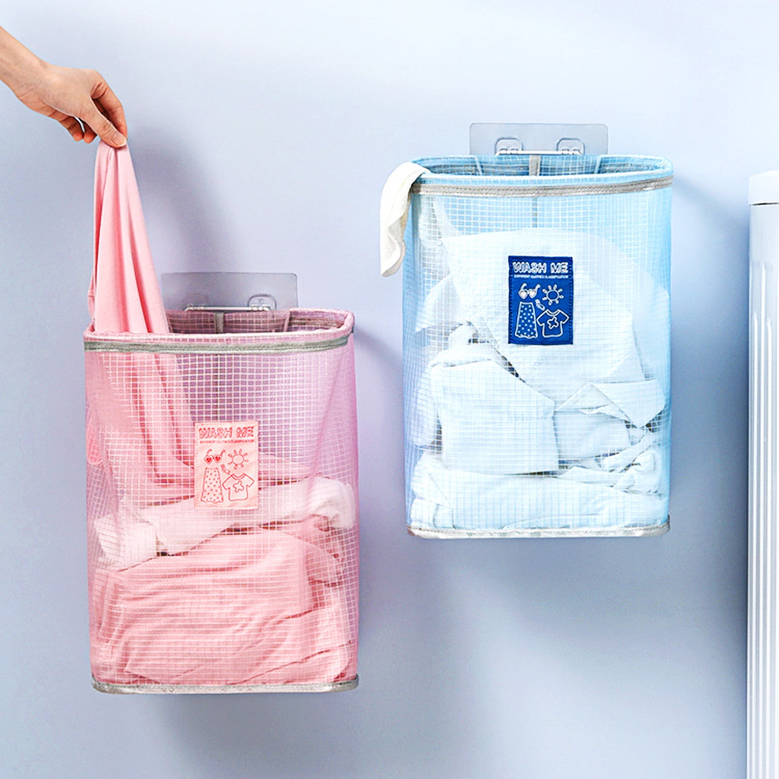 SPRING PARK Laundry Basket Dirty Large Clothes Storage Washing Bin ...