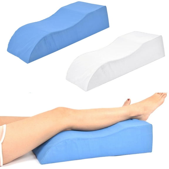 Leg Elevation Pillow with Soft Memory Foam, Wedge Pillow for Reading ...