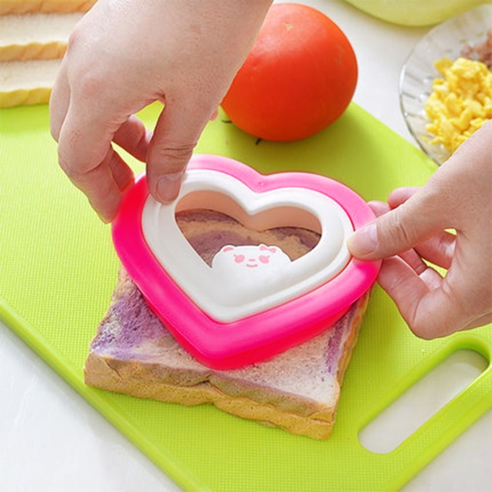 SPRING PARK Love Heart Shape Breakfast Sandwich Maker - Remove Bread ...