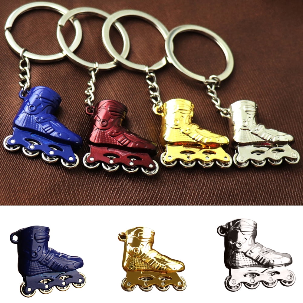 SPRING PARK Mini Roller Skates Keychain Key Ring Accessories Bag ...