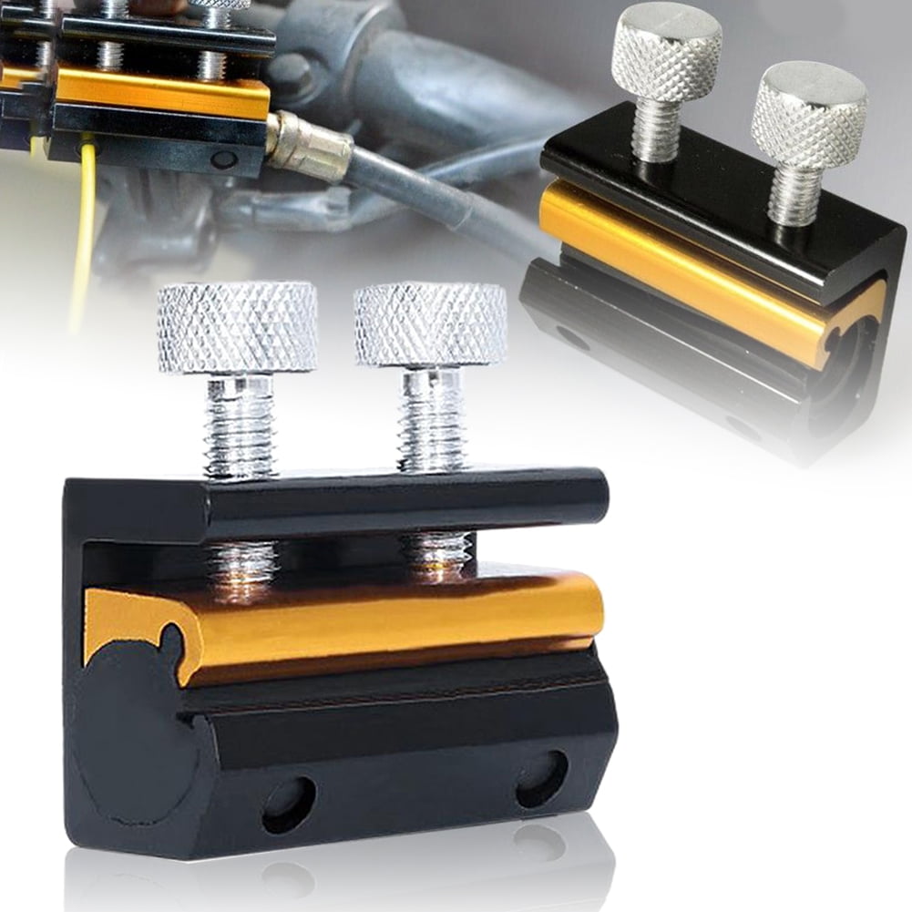 SPRING PARK Motorcycle Twin-Clamp Dual Cable Line Oiler Lubricator ...