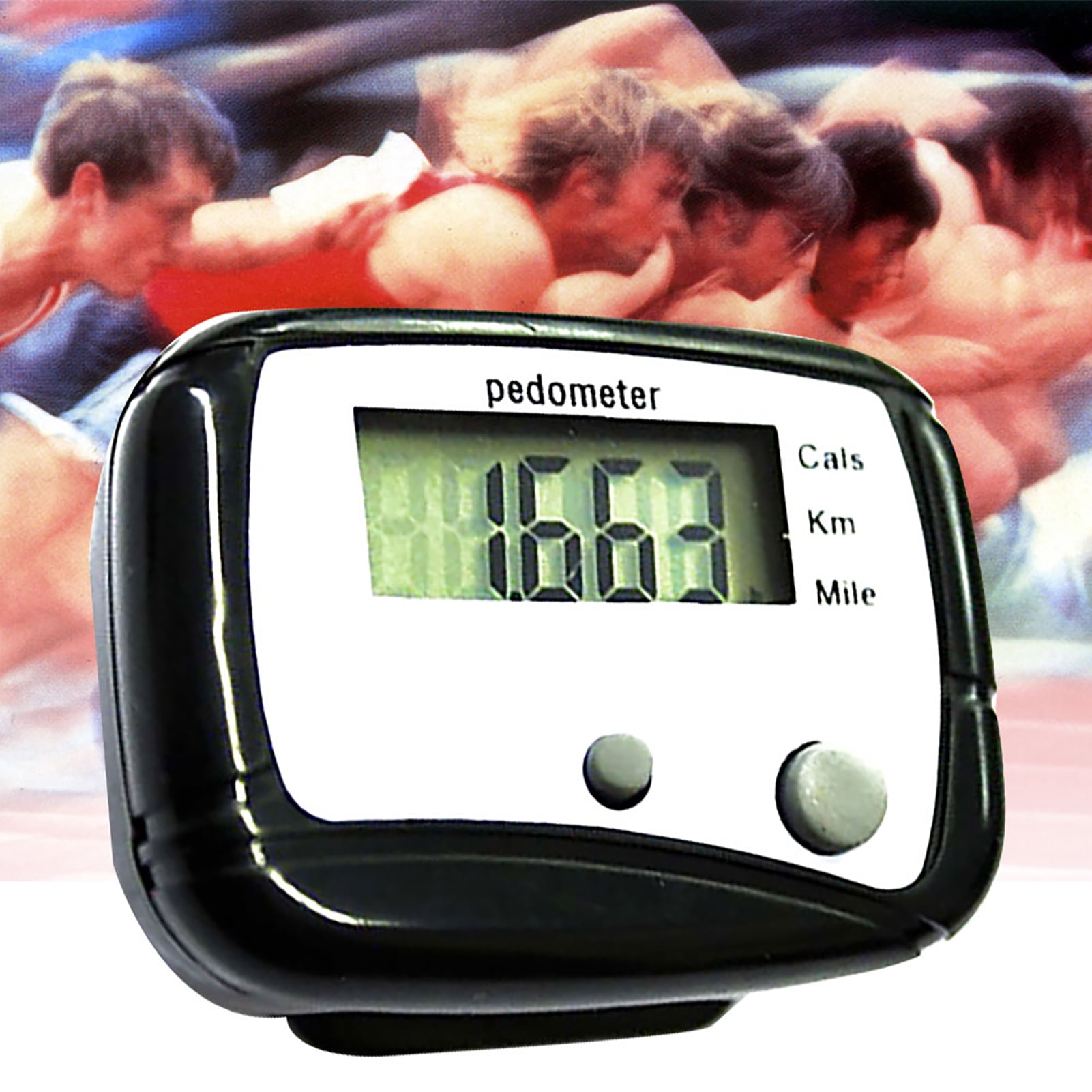 SPRING PARK Multi-functional Pedometer for Walking Clip On Portable ...