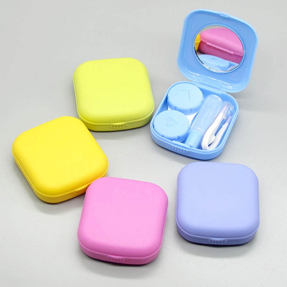 SPRING PARK New Contact Lens Case Container Travel Portable Kit Holder ...