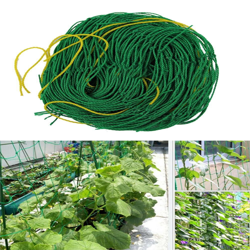 SPRING PARK Nylon Trellis Netting Garden Climbing Bean Plant Net Grow ...
