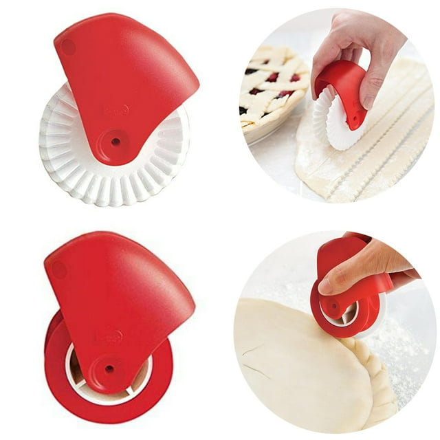 SPRING PARK Pastry Wheel Roller Decorator And Cutter, Silicon Pizza ...