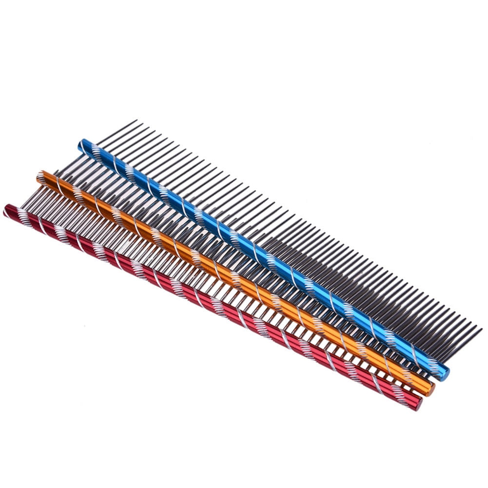 SPRING PARK Pet Comb with Long & Short Stainless Steel Teeth for ...