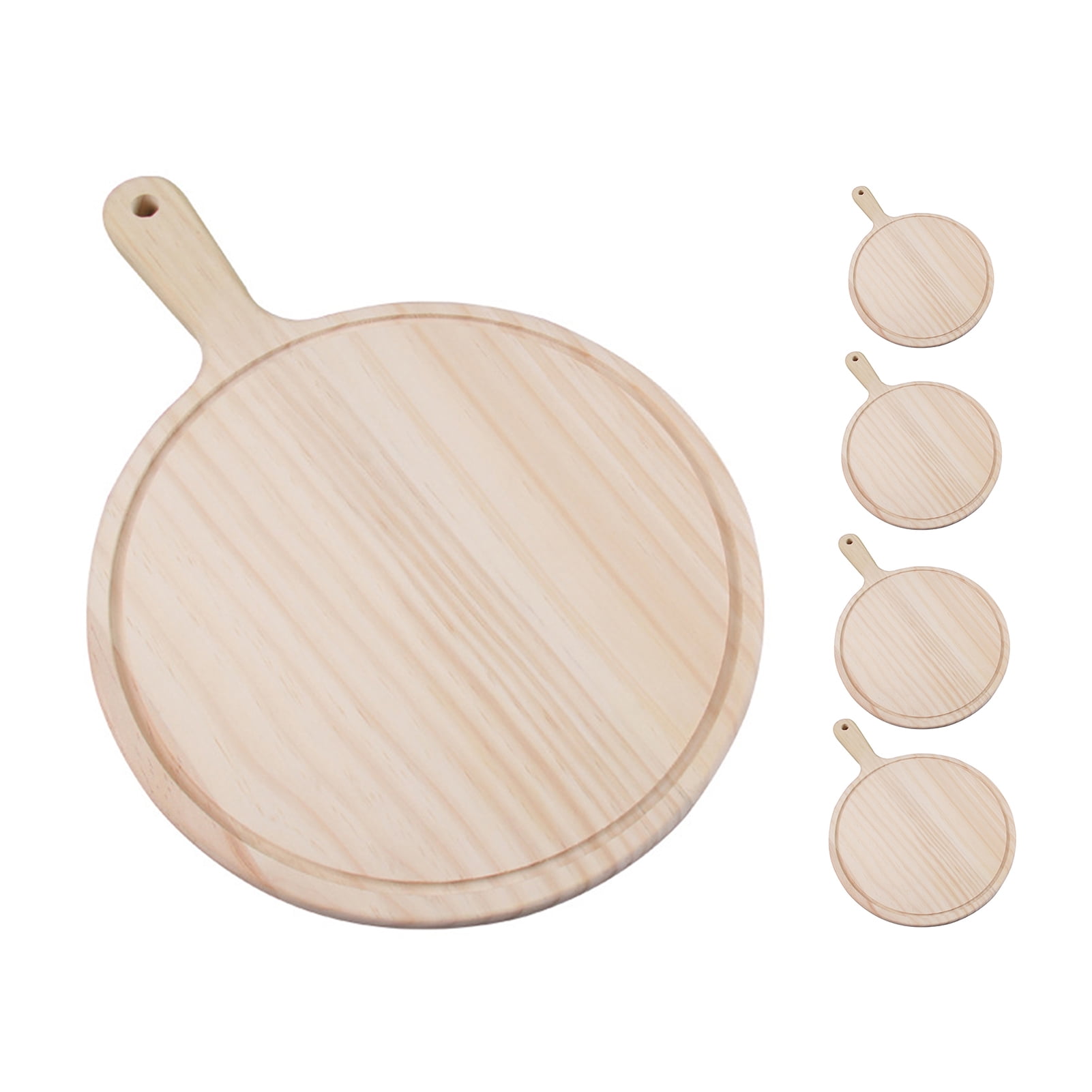 SPRING PARK Pizza Board or Pizza Cutting Board - Round Charcuterie ...
