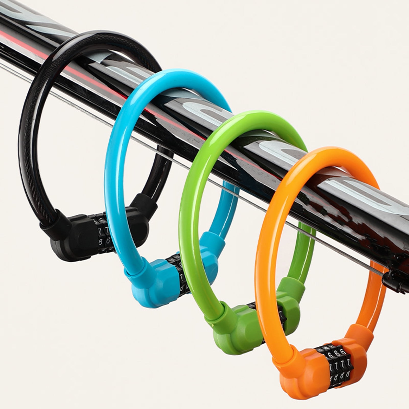 SPRING PARK Portable Bicycles Lock, Heavy Duty Bike Scooter Motorcycles ...