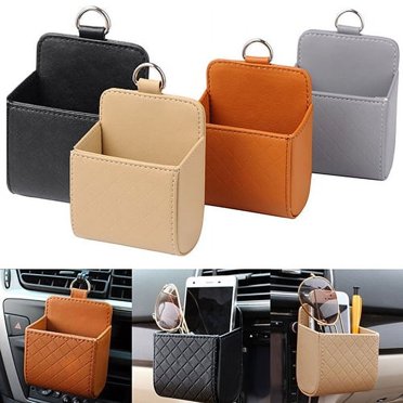Walfront Car Auto Seat Back Interior Air Vent Cell Phone Holder Pouch ...