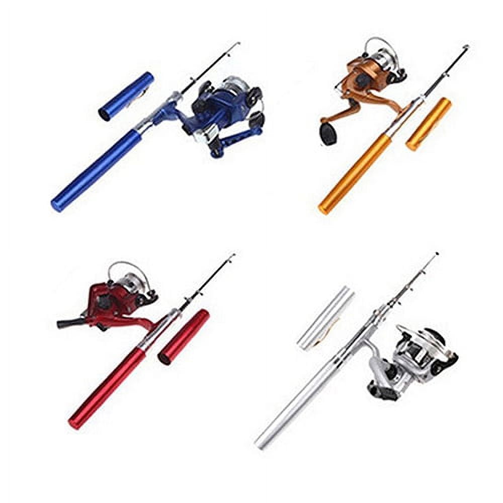 SPRING PARK Portable Mini Telescopic Pocket Fishing Rod Pole Pen Shape ...