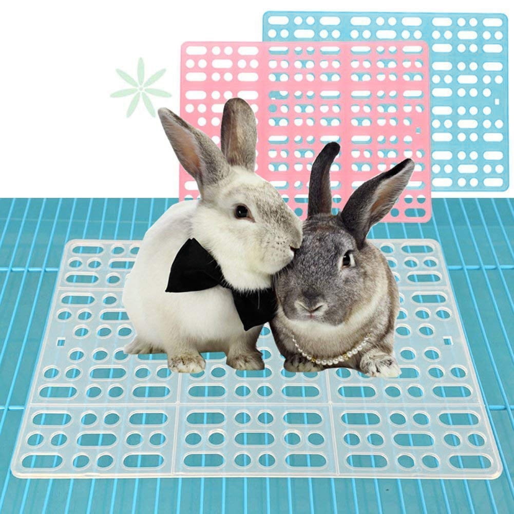 SPRING PARK Rabbit Mats for Cages, Small Animal Cage Hole Mat, Cage Mat ...