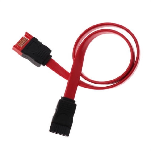 SPRING PARK Red SATA 7 Pin Male to SATA 7 Pin Female Extension Cable ...