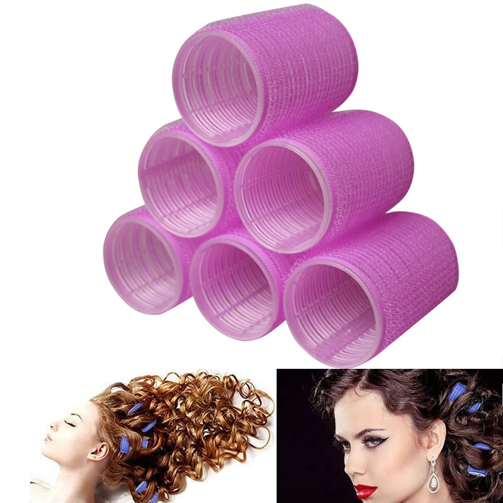 SPRING PARK Self Grip Hair Rollers Pro Salon Hairdressing Curlers ...