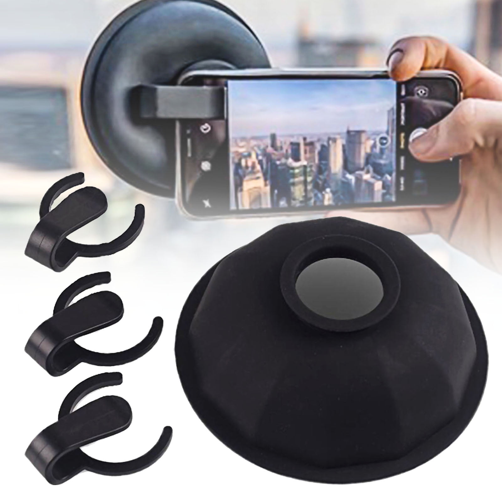 SPRING PARK Silicone Lens Hood Anti Reflection Mobile Phone Camera Shot ...