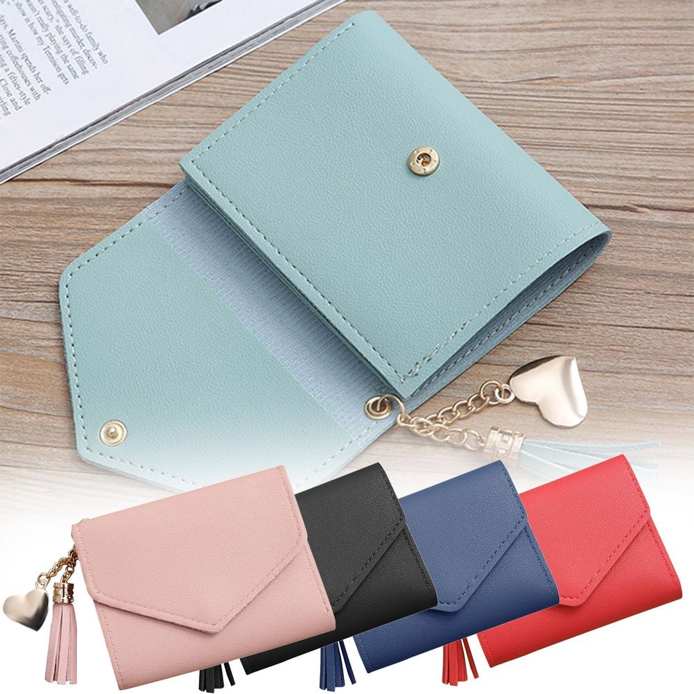 SPRING PARK Slim Wallet Card Holder Wallet for Foldable Women Bifold ...