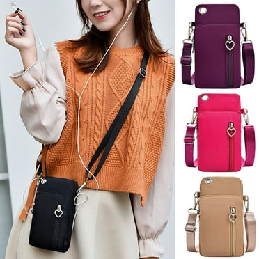 Deago Women Crossbody Cellphone Purse Touch Screen Bag RFID Blocking ...