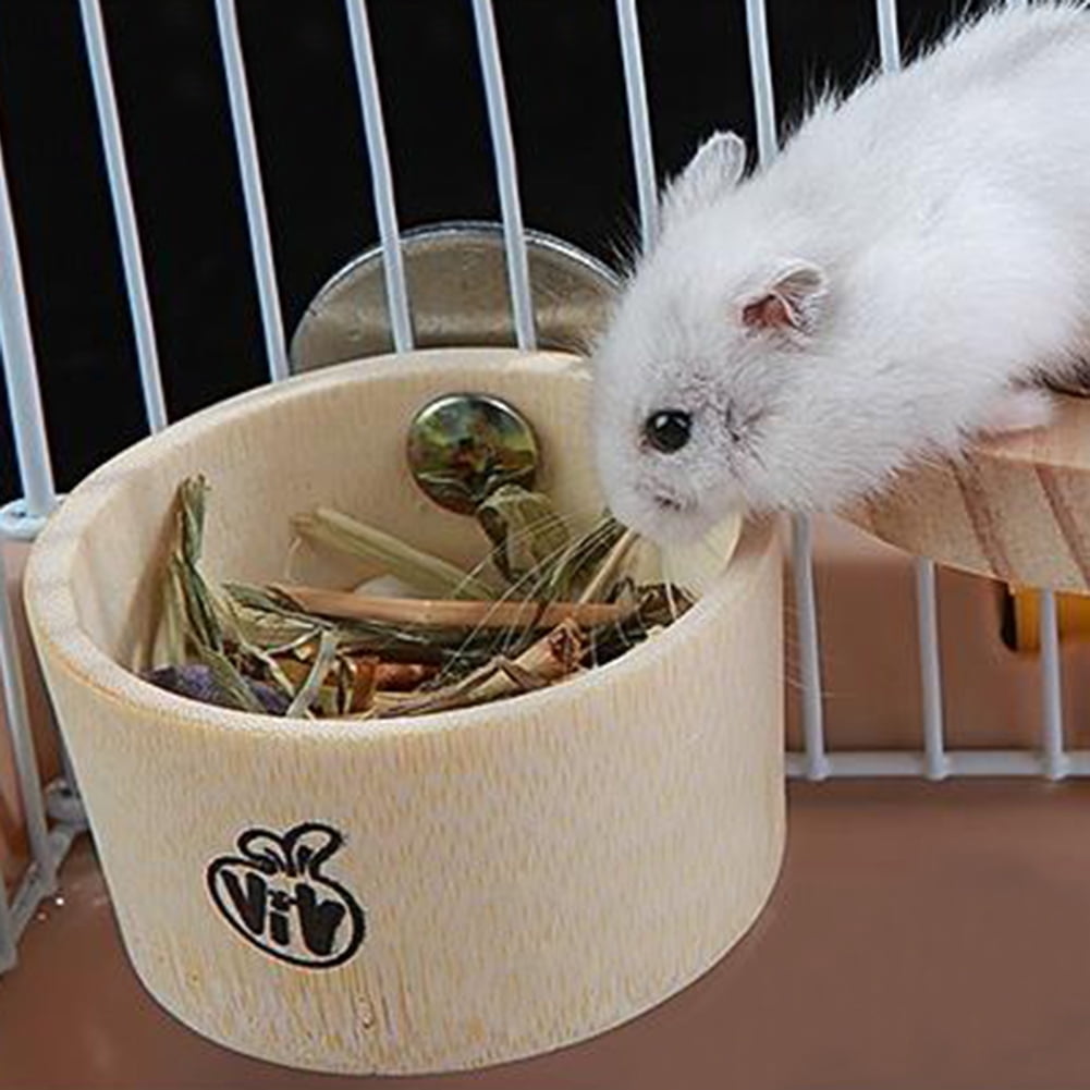 SPRING PARK Small Dog Cat Rabbit Food Bowl. Pet Wire Cage Removable ...