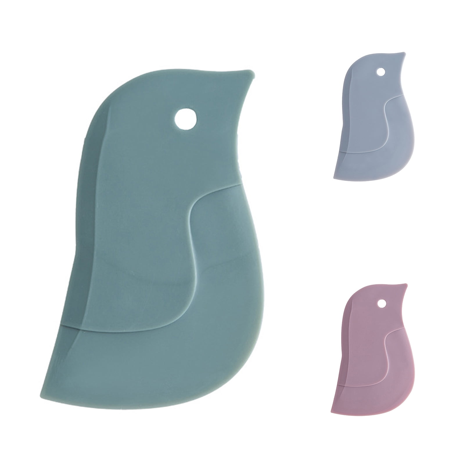 SPRING PARK Soft Blade Scraper Cute Penguin Shape Oil Dish Plate ...