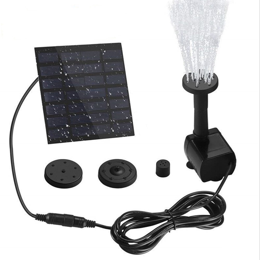 SPRING PARK Solar Fountain with Panel Water Pump for Bird Bath Solar ...