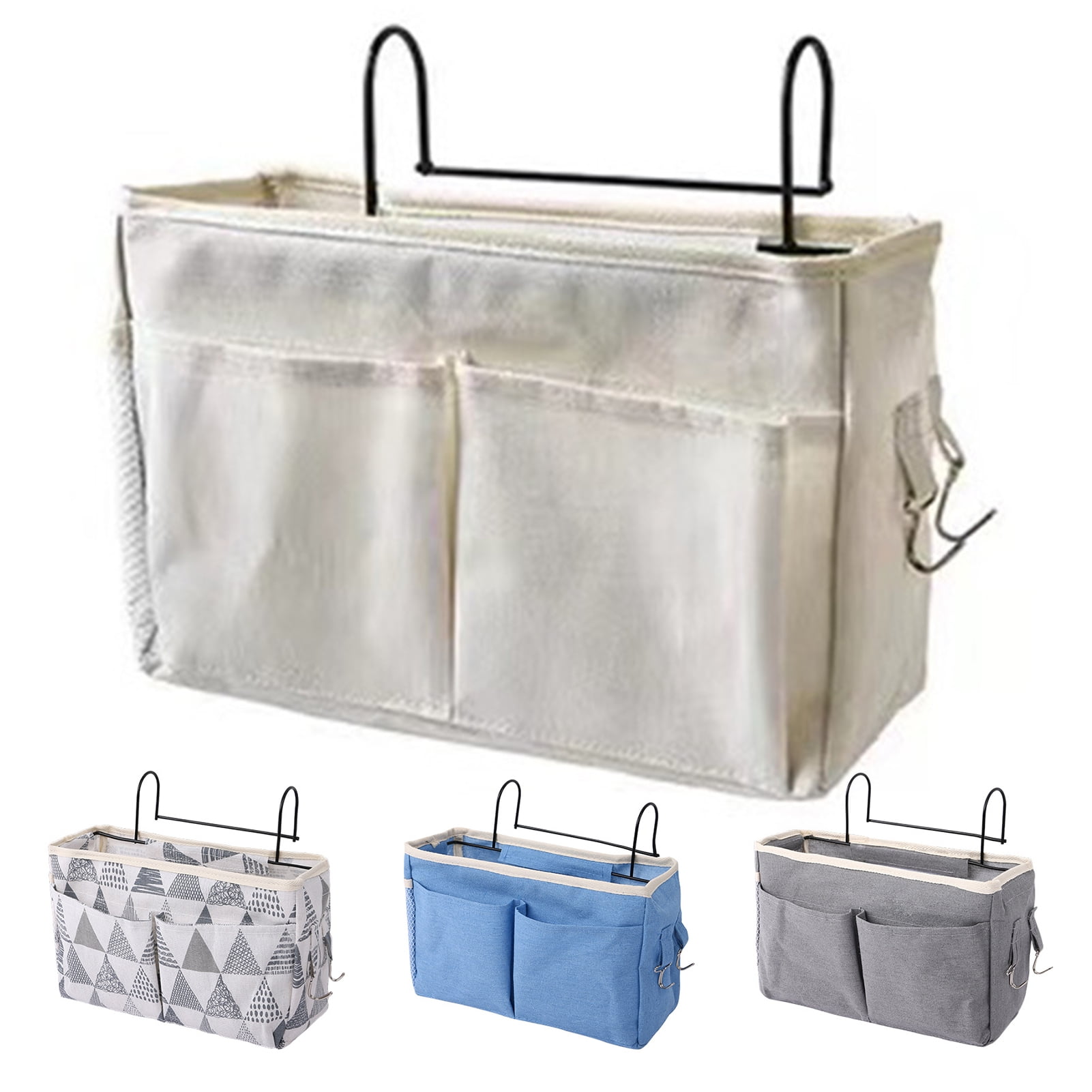 SPRING PARK Storage Pouch, Bed Organizer Bed Storage Pocket Bedside ...