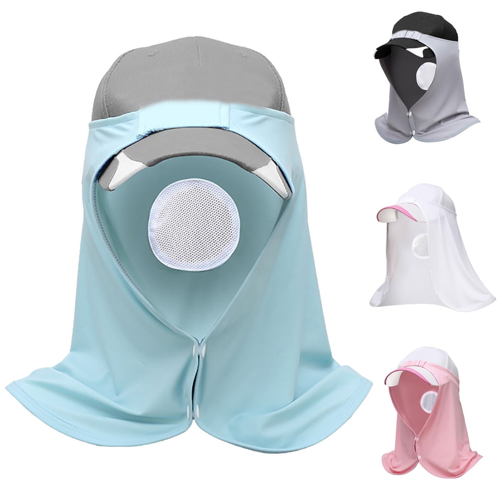 SPRING PARK Sun Cap Fishing Golf Hat Wide Brim Cool UV Sun Safari Cap ...