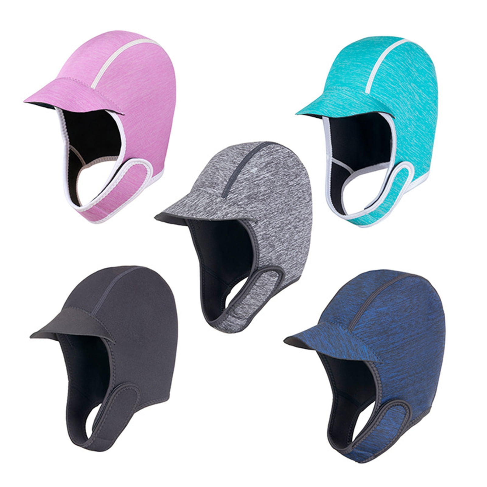 SPRING PARK Swim Cap with Chin Strap - Chloroprene Rubber Diving Hood ...