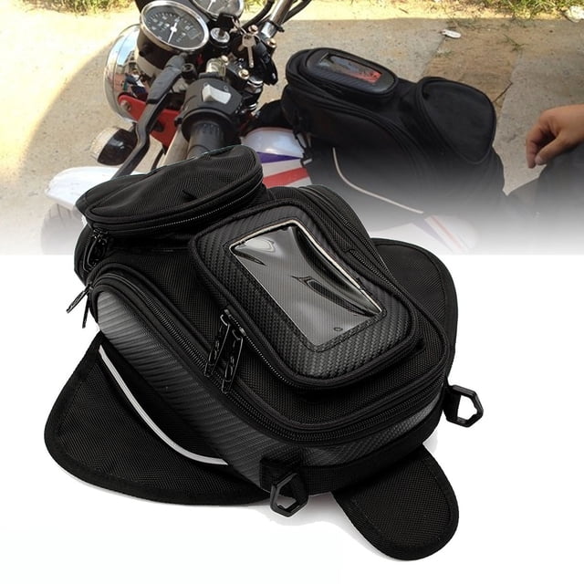 SPRING PARK Universal Bag Package Motorcycle Ride Sports Outdoor Oil ...