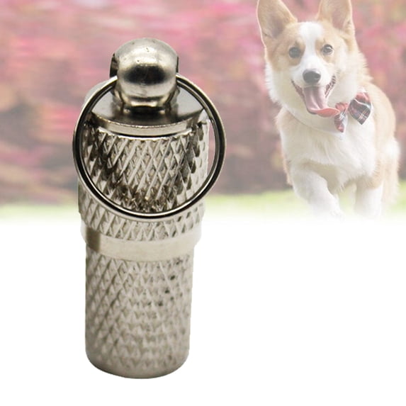 SPRING PARK Waterproof Pet Dog Cat ID Tags Capsule Collar Pendant Tags ...