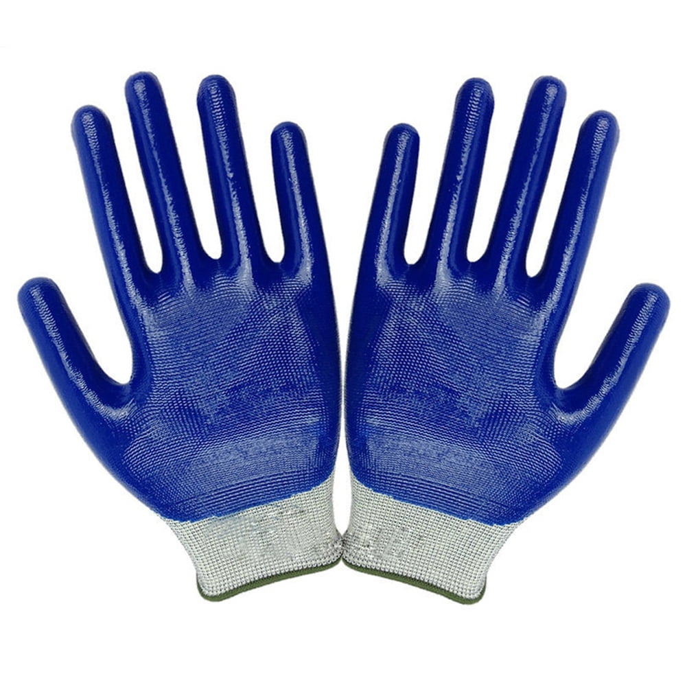 SPRING PARK Waterproof Thorn Resistant Anti Skid Tough Nitrile Palm ...