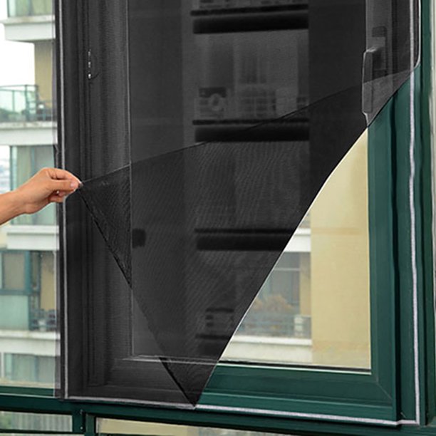 SPRING PARK Window Screen Net Spiders Bugs Mesh Gauze Self-adhesive ...