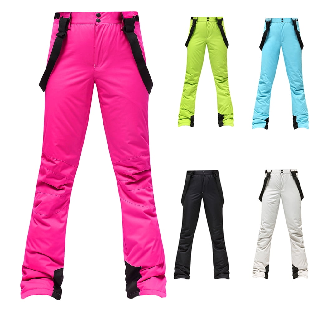 SPRING PARK Women's Winter Snow Pants, Waterproof Insulated Ski Pants ...