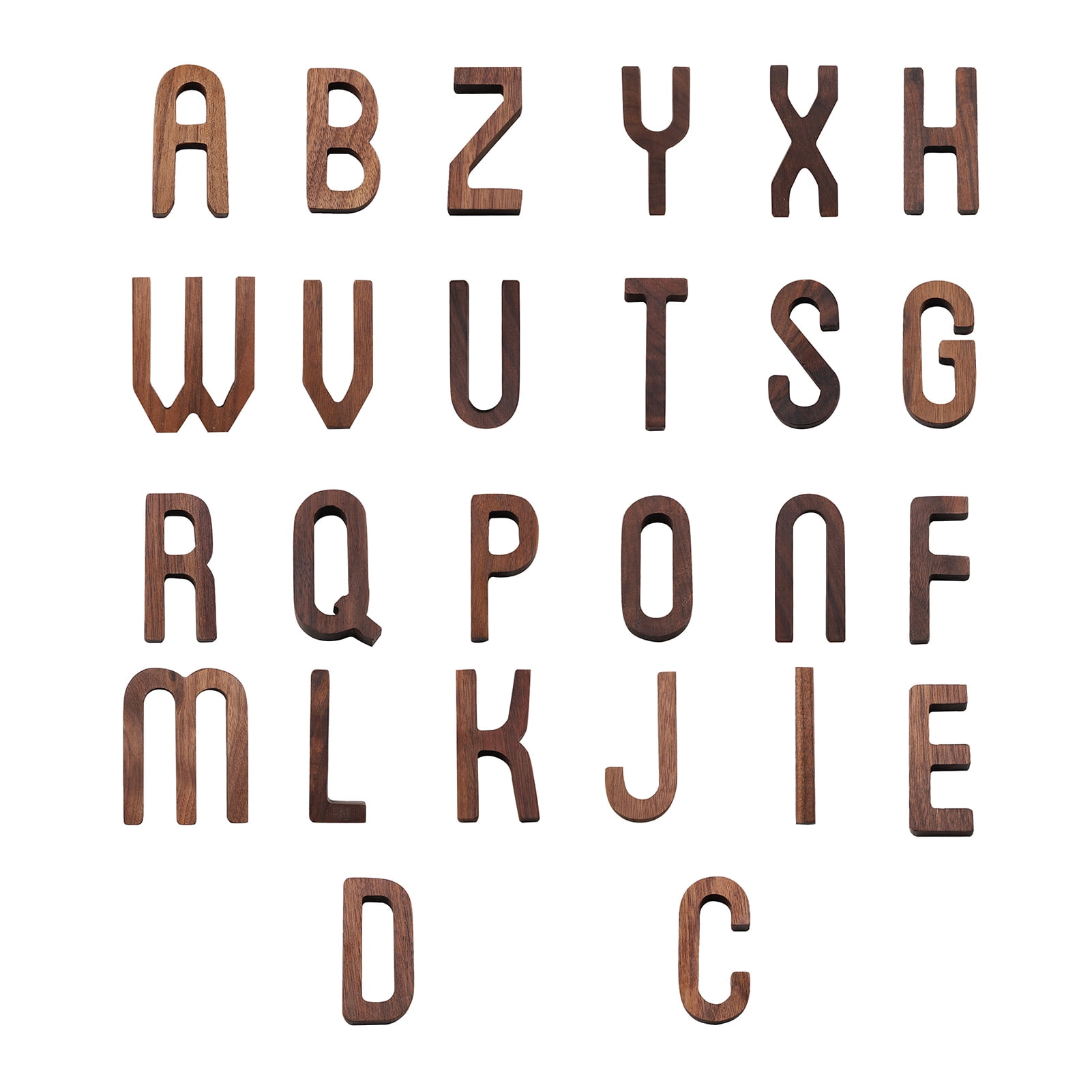 SPRING PARK Wooden Block Word Signs, Freestanding Dual Purpose On Wall ...