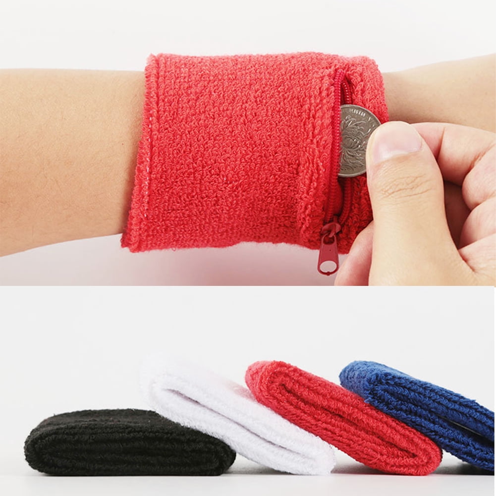 SPRING PARK Wrist Wallet Zipper Wrist Pouch Travel Sport Running Gym ...