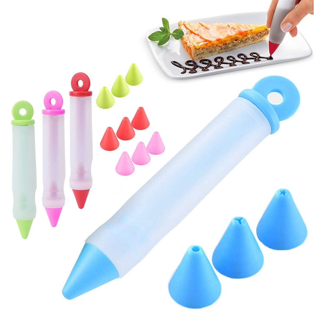 SPRING PARK ilicone Food Writing Pen Cake Cookie Cream Pastry Chocolate ...