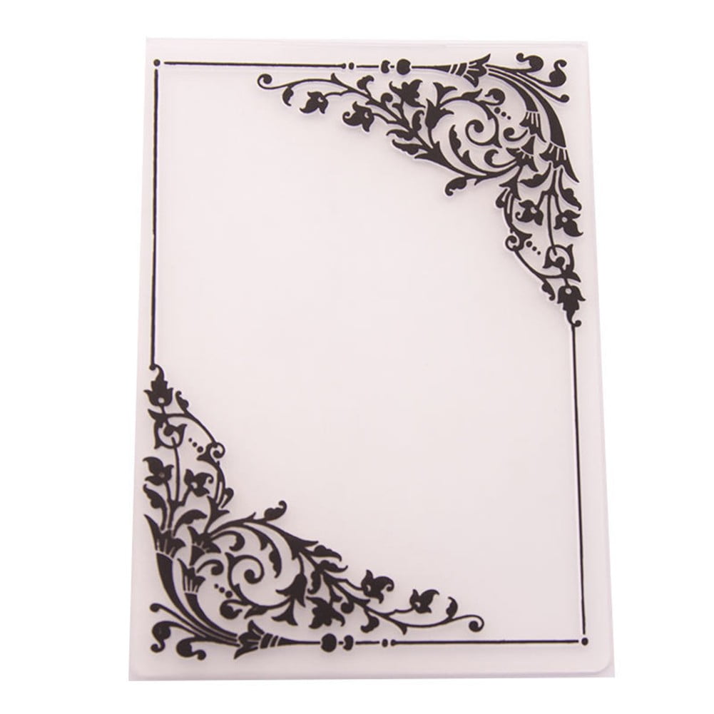 SPRING Plastic Embossed Folder DIY Craft Template Stamp Stencil for ...