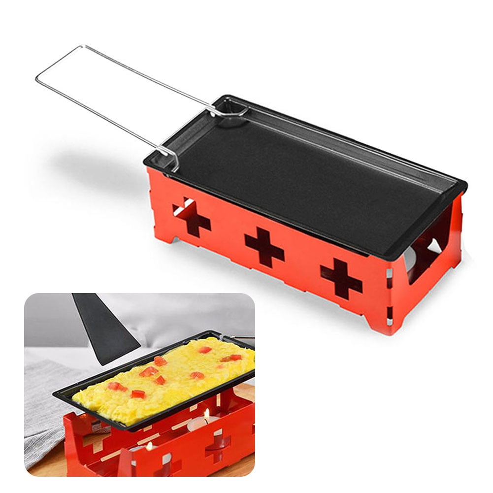 SPRING Portable Candlelight Cheese Raclette Non Stick Rotaster Baking ...