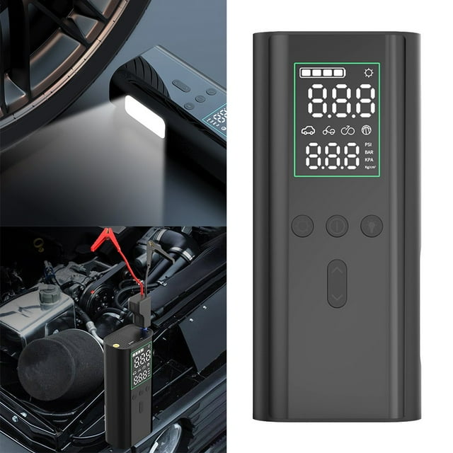 SPRING Portable Car Jump Starter with Air Compressor 8000A 150PSI Car ...