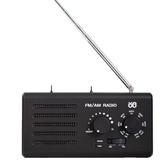 SPRING Portable Radio Handheld FM AM Radios Receiver Built-in Strong ...
