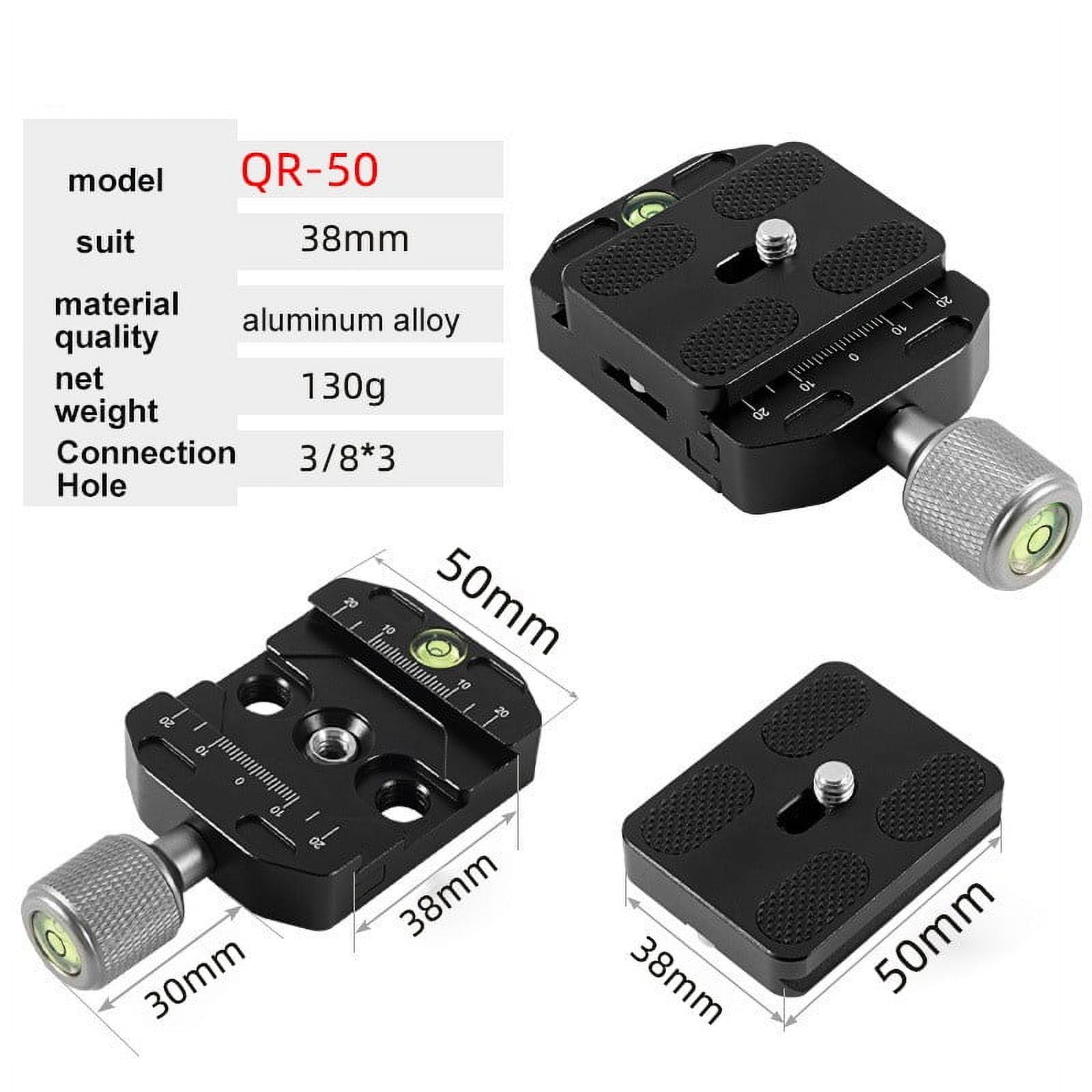 SPRING Premium Aluminum Alloy Quick Release Clip for Arca-Swiss Camera ...
