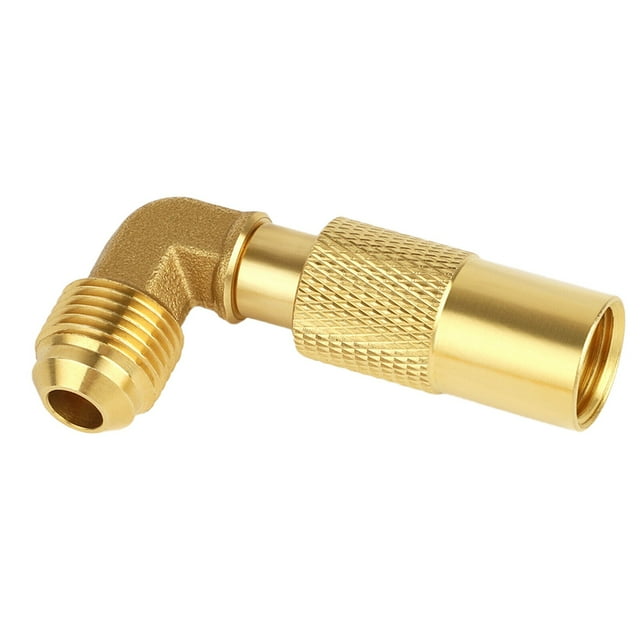 SPRING Propane Elbow Adapter Low Pressure 3/8" Male Flare Propane Elbow ...