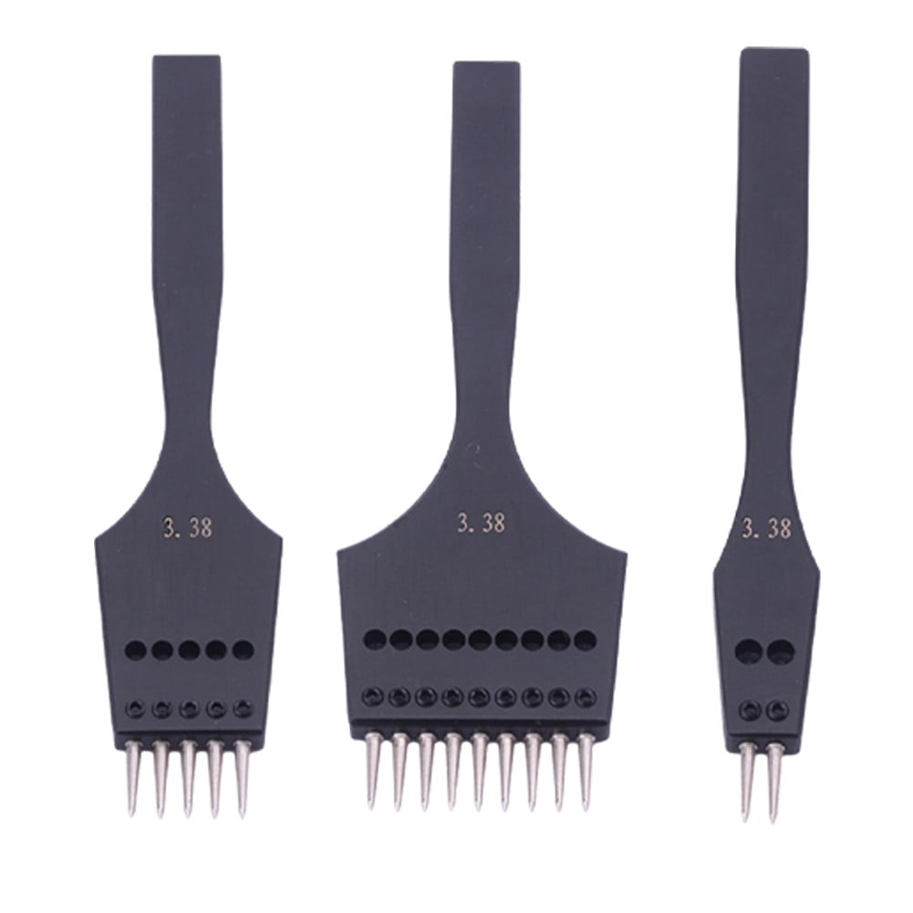 SPRING Replaceable Tip Round Hole Punch Leather Craft Chisel Tool Steel ...