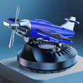 SPRING Rotating Solar Powered Aircraft Car Perfume Holder With Long ...
