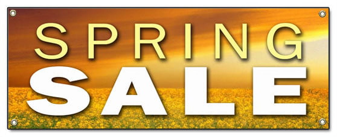 SPRING SALE BANNER SIGN store clearance signs - Walmart.com