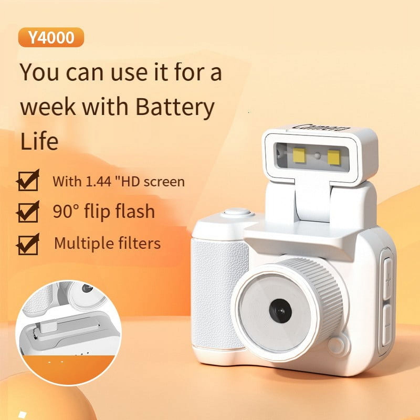 SPRING SLR Mini Camera: Portable DV 1080P Video Recorder with Flash ...