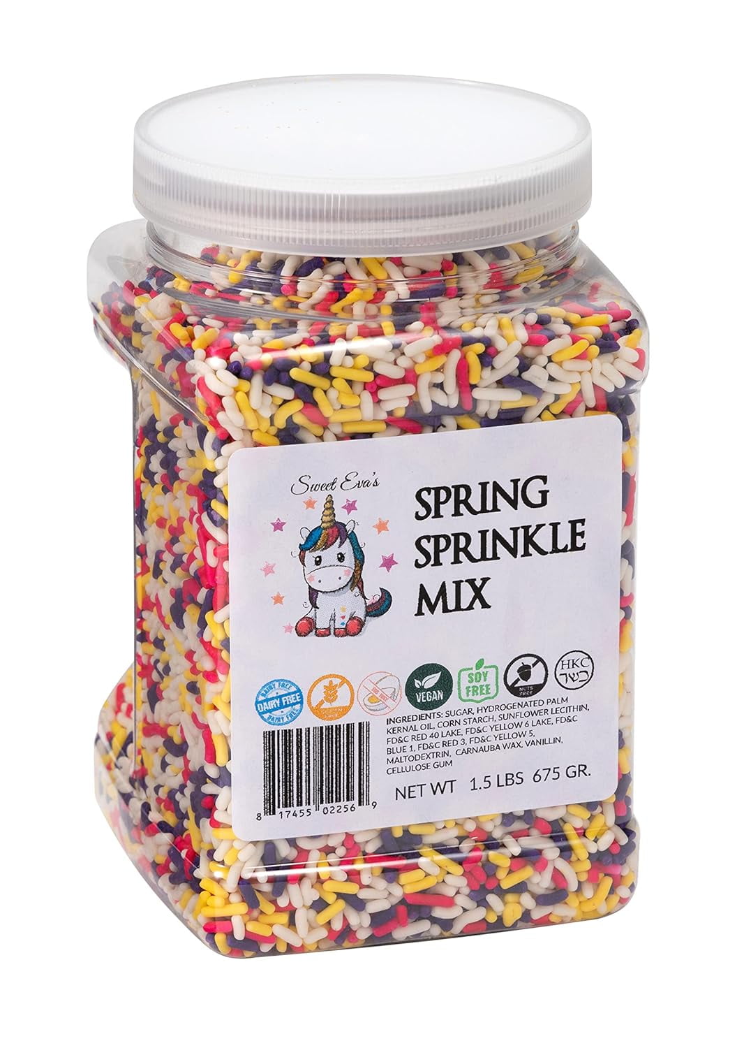 SPRING SPRINKLE MIX-Dairy Free,Soy Free, Gluten -free,Egg Free,Nuts ...