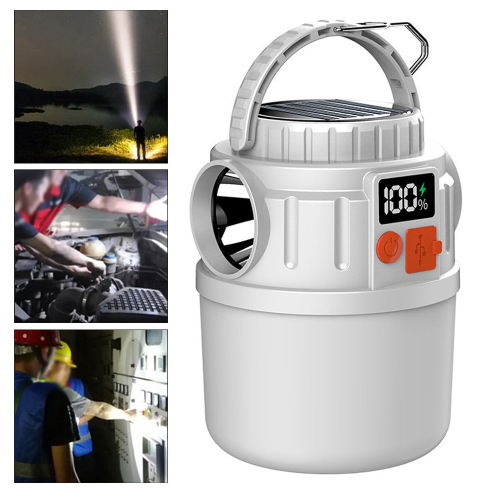 SPRING Solar Lantern LED Solar Lantern Flashlights with 2 Powered Ways ...