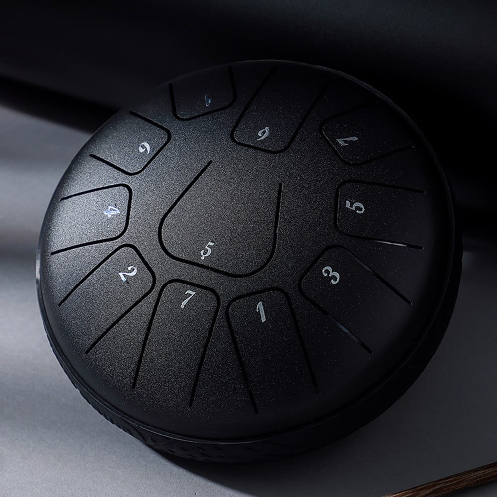 SPRING Steel Tongue Drum Set 6 Inch 11 Tune Handpan Drum Percussion ...